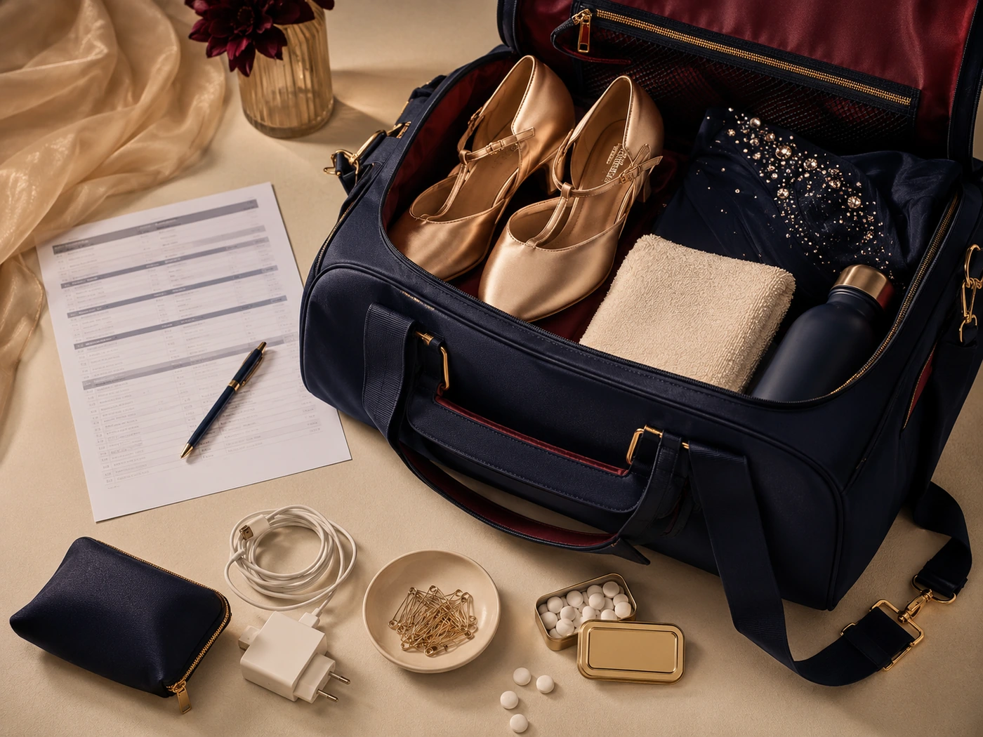 First Ballroom Competition Checklist